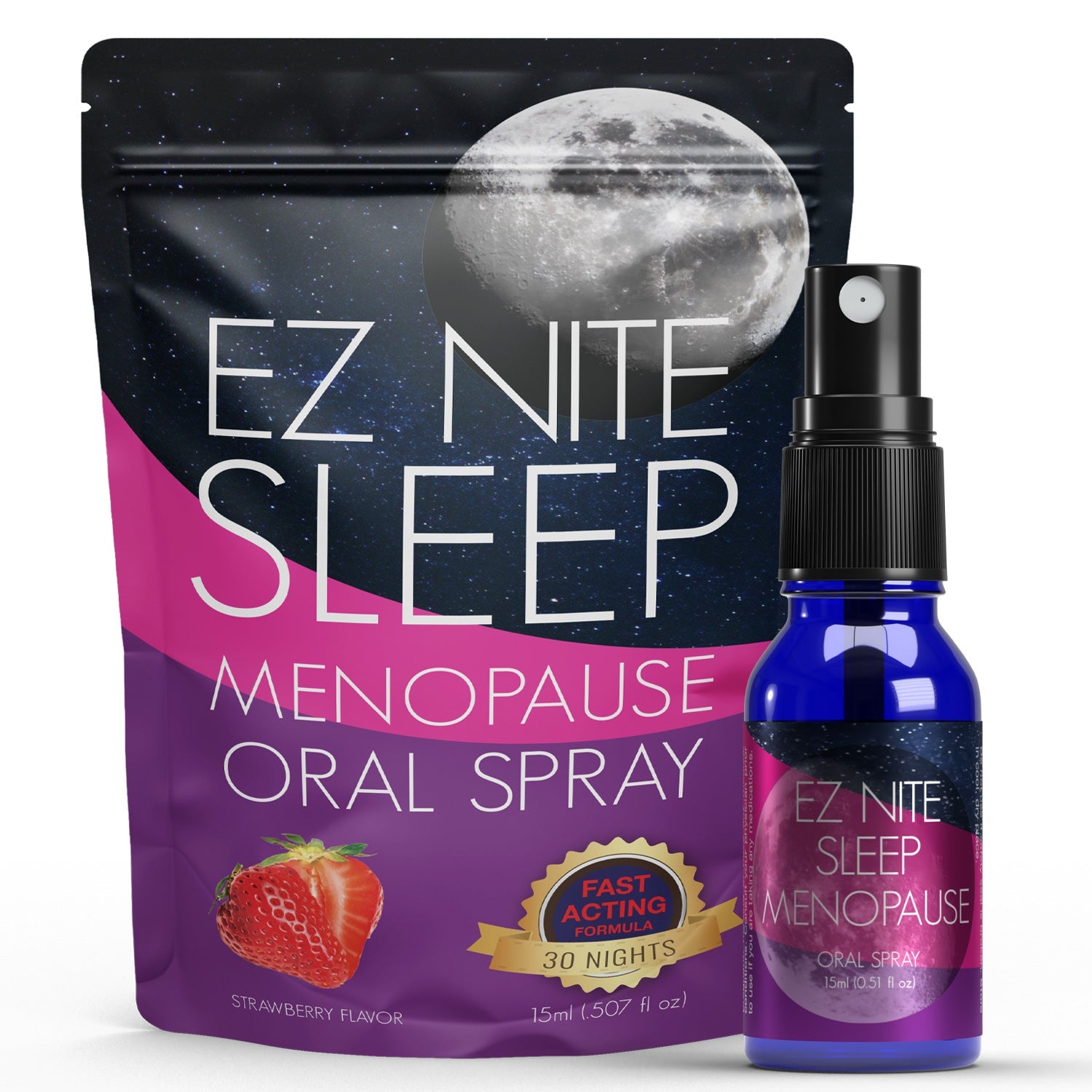 Menopause Oral Sleep Spray 1 month Supply – E-Z Nite